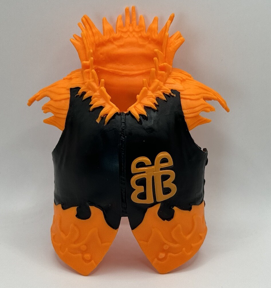WWE Bam Bam Bigelow Shirt Jacket Vest Accessory Mattel Figure Clothes 1 ...