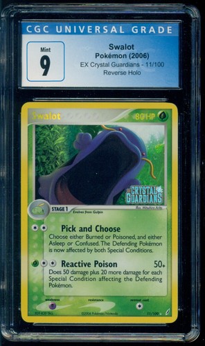 2006 Pokemon Ex Crystal Guardians #11 Swalot Reverse Holo CGC 9 Mint | eBay