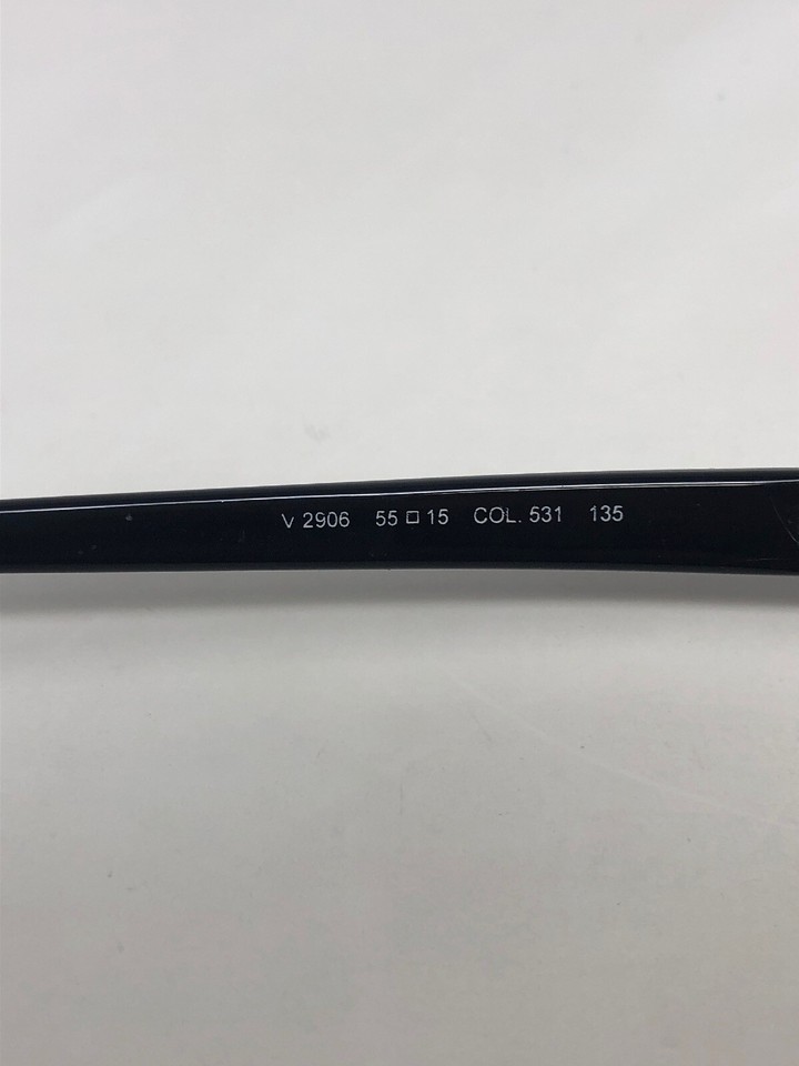 POLICE V2906 COL.531 Eyeglasses Frame Italy Half Rimless 55-15-135 ...