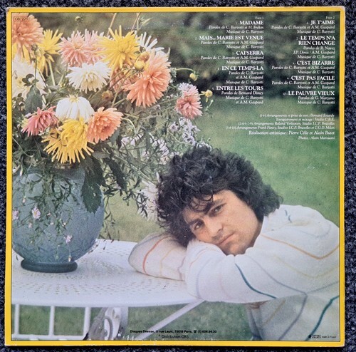 LP 33 TOURS + BELLE DÉDICACE DE CLAUDE BARZOTTI : SOUVENT JE PENSE À ...