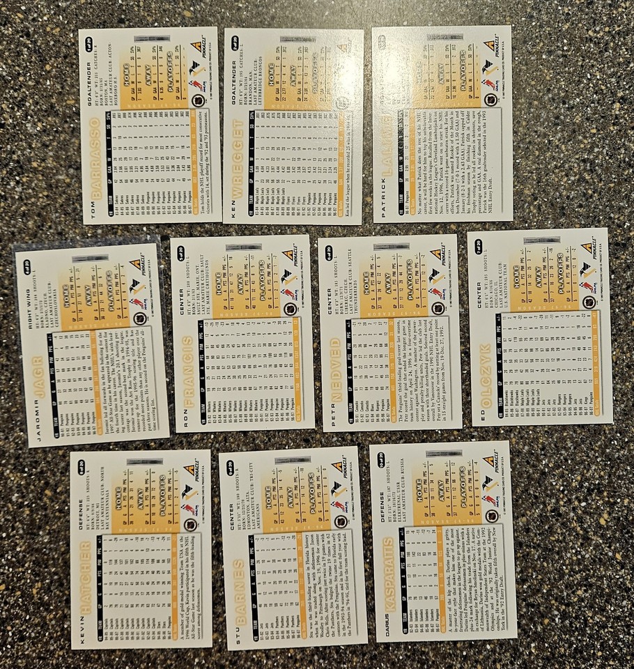 1997-98 Score Penguins Team Set 20 Cards Complete! Jagr Francis ...