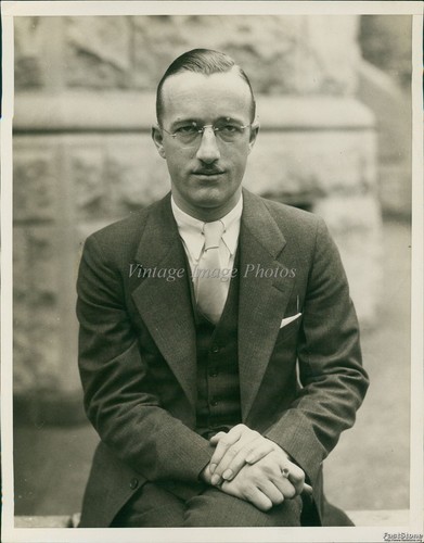 1932 Photo Charles Lockridge N.Y Bridge Player Member Four Aces Team ...