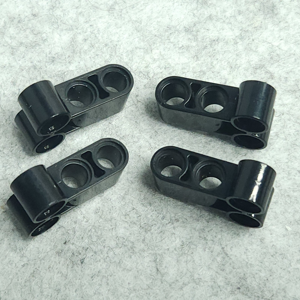 LEGO 32557 Black x4 Technic Pin Connector Perpendicular Double 3L | eBay