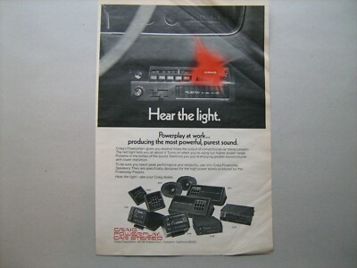 1973 Craig Powerplay FM Radio/8 Eight-Track Tape Deck car stereo ...