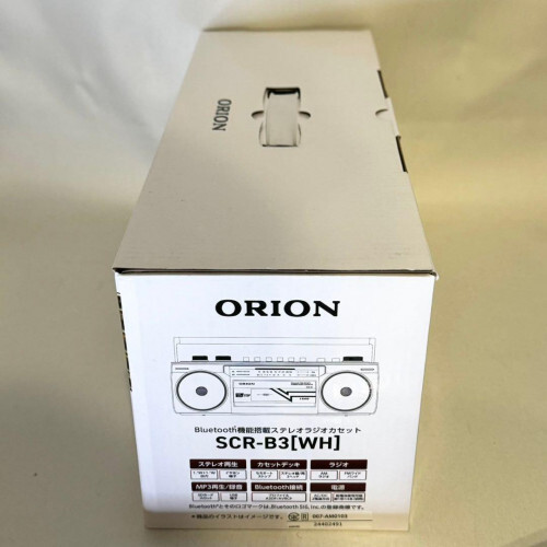 ORION SCR-B3 Bluetooth radio boombox white disaster prevention Music ...