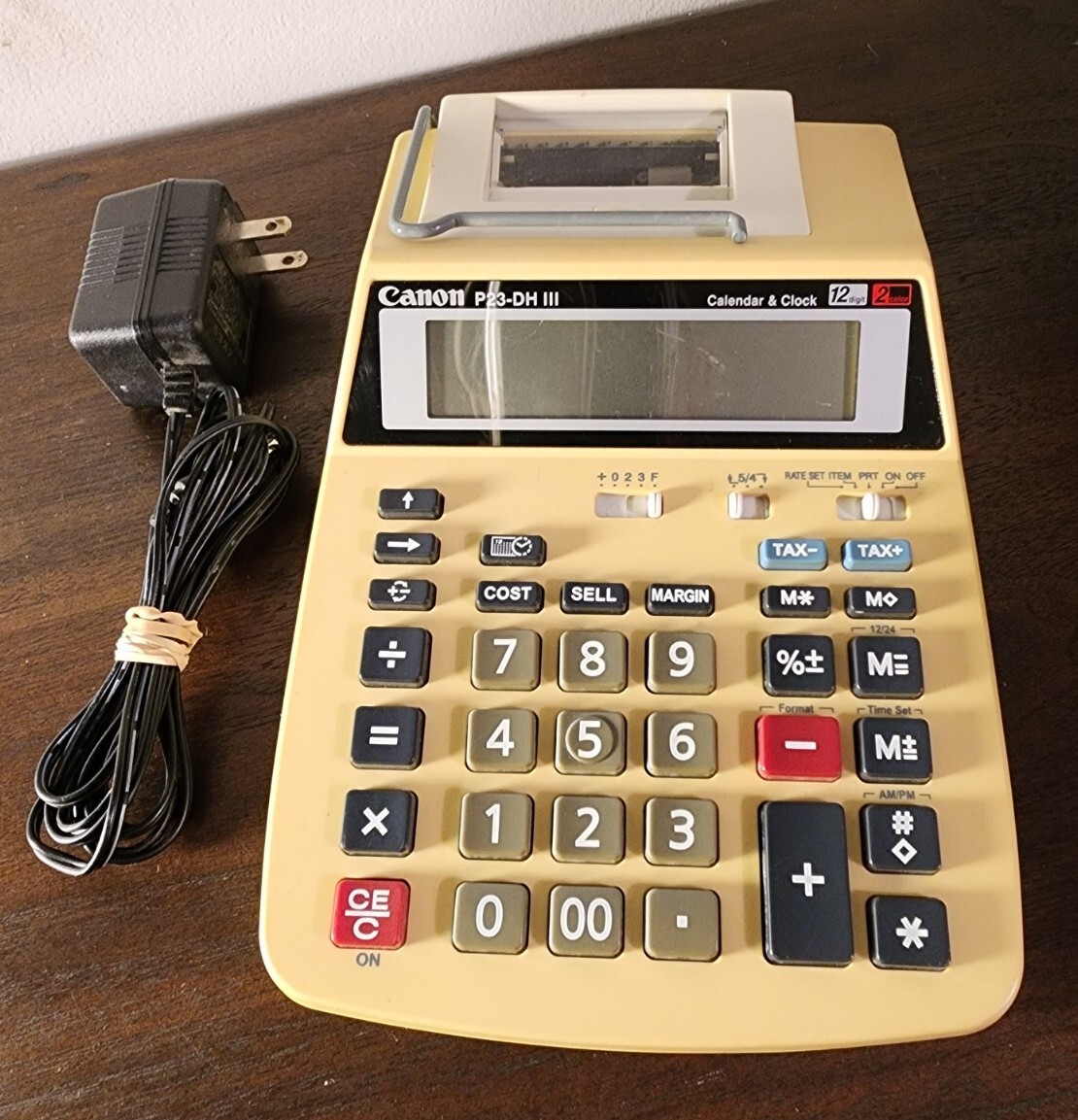 Cannon P23-DH II Calculator 12 Digit 2 Color Printing | eBay