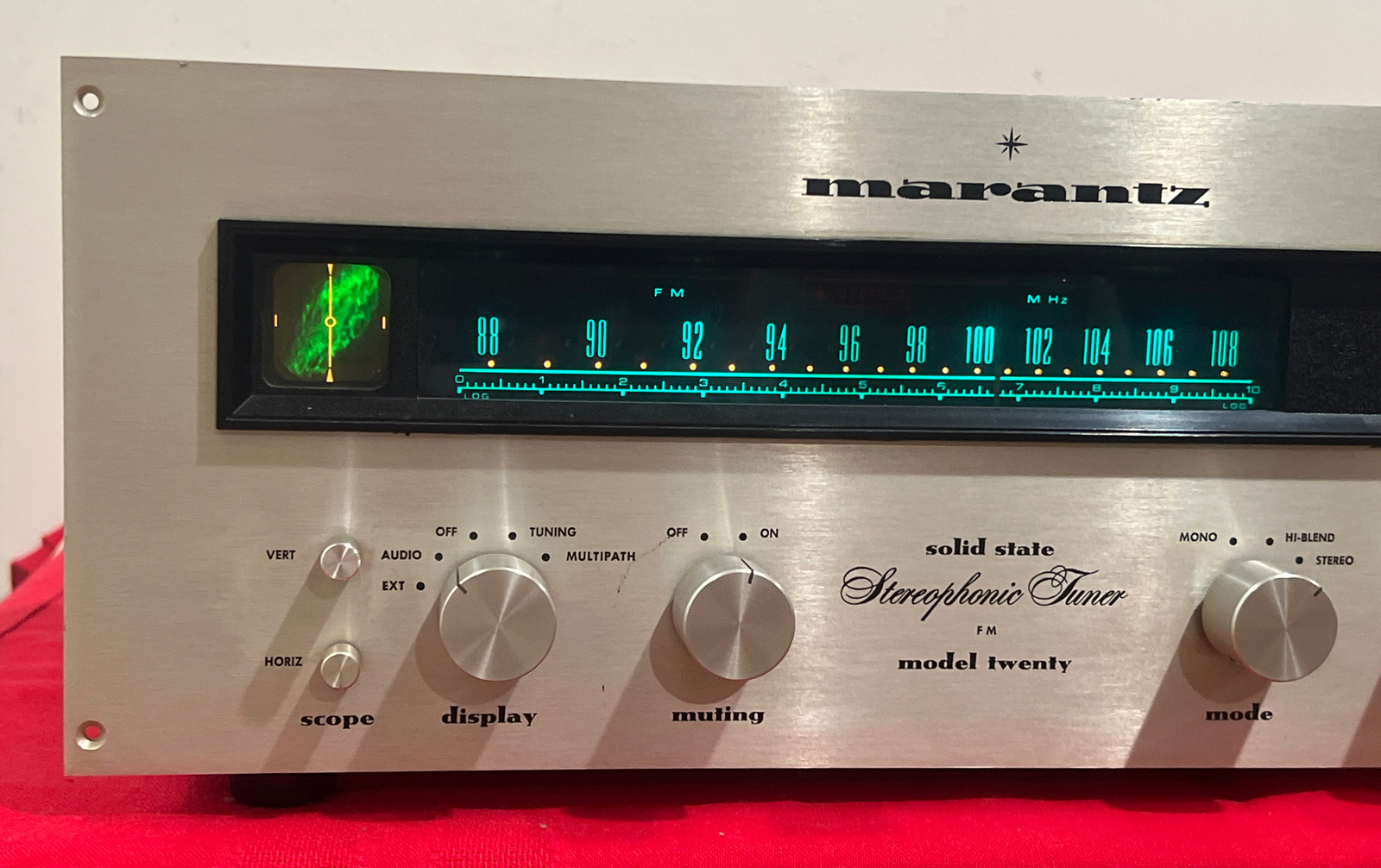 Marantz Model Twenty 20 FM Stereo Tuner Scope | eBay