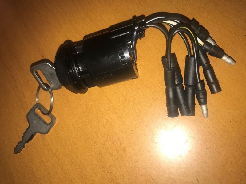 Ignition Key Switch & 2 Keys for Honda Outboard Remote Control Box ...