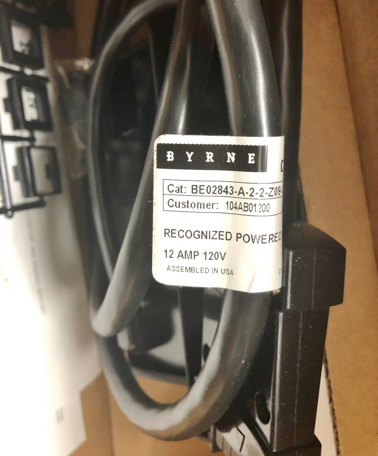 Byrne Furniture Power Distribution Interlink IQ Ellora black Outlet USB ...