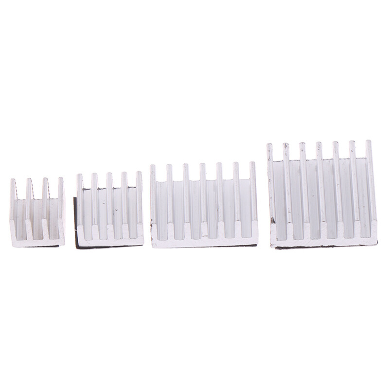 4pcs Aluminum Heatsink Radiator Cooler Kit for Raspberry Pi 4B with ...