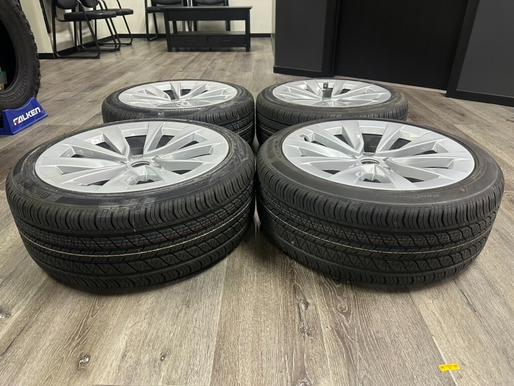 NEW 2023 OEM Tesla Model 3 SPORT Wheels Rims 19" W/ Tires SET TPMS ...