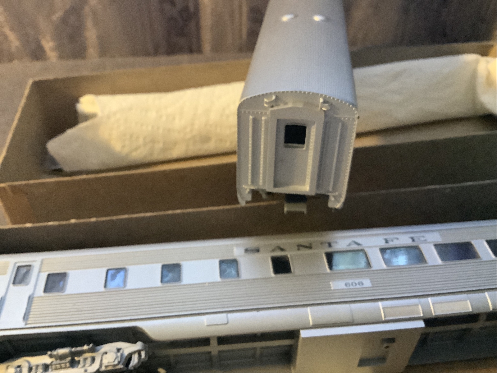 Athearn 1791 & 1801 Santa Fe Passenger Cars # 606 & 3406 HO Scale Used ...