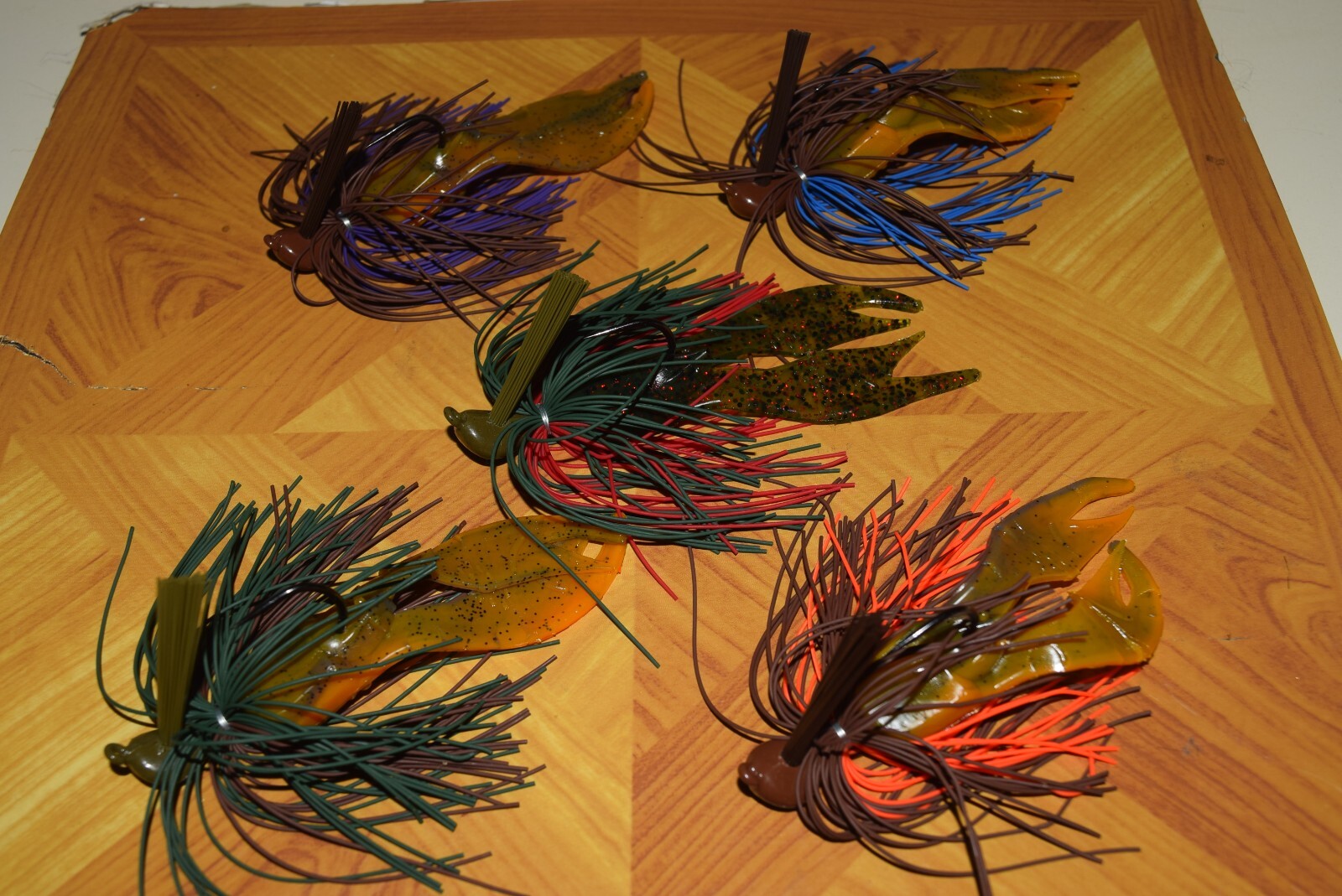 CUSTOM LIVING RUBBER BASS JIGS | eBay