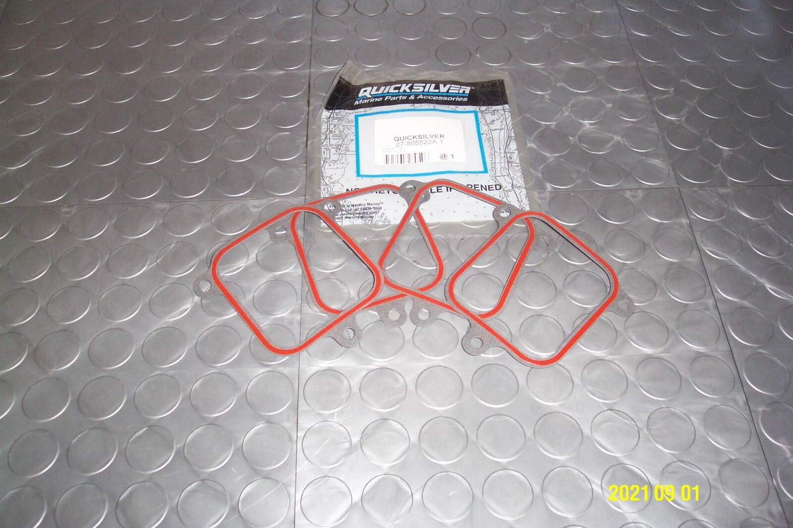 Mercury Mercruiser Quicksilver 454 502 EFI Intake Plenum Gasket Kit 27 ...