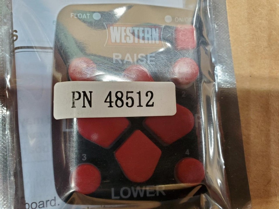 Western Plow Controller Key Pad/Touchpad 48512 Snow Handheld Fleet Flex ...