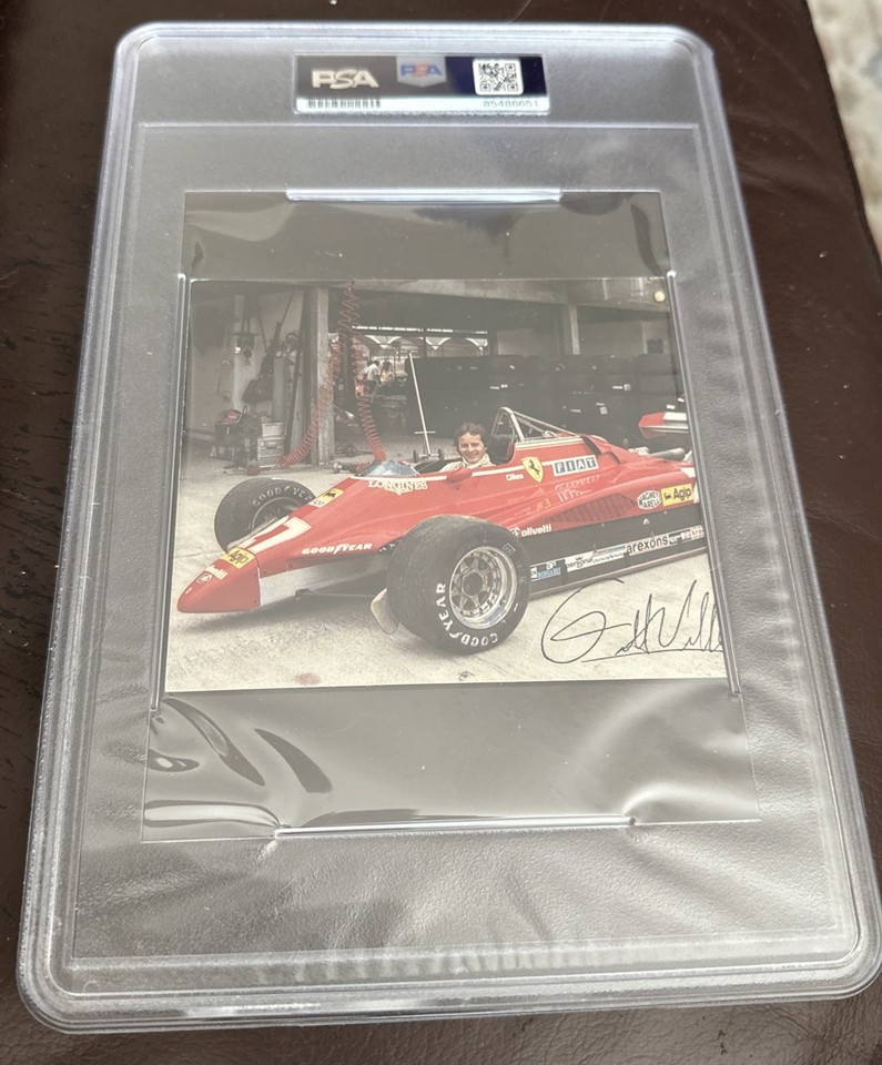 ENZO FERRARI TYPED SIGNED LETTER AUTO AUTOGRAPH FORMULA 1 VILLENUEVE ...
