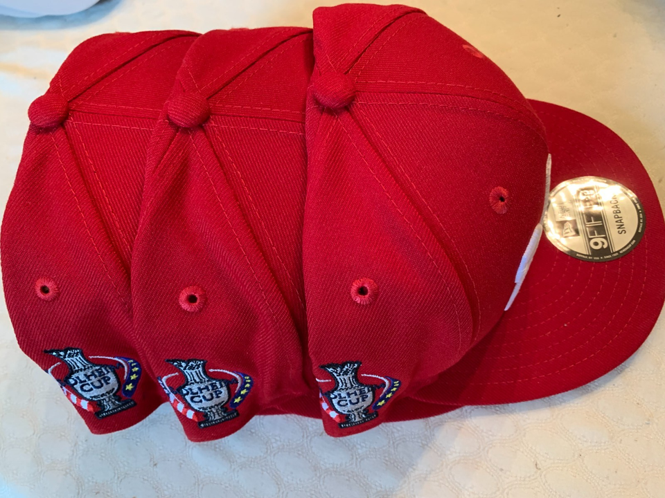 3 NEW 2024 Solheim Cup Golf Tournament '24SC' Adjustable Hats RED ...