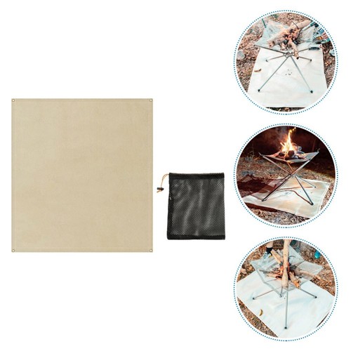 Fireproof Blanket for Pit Cloth Cold Weather Camping Outdoor Grill ...
