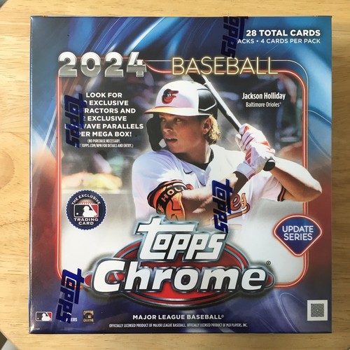 2024 TOPPS CHROME UPDATE MEGA BOX BASEBALL BRAND NEW SEALED | eBay