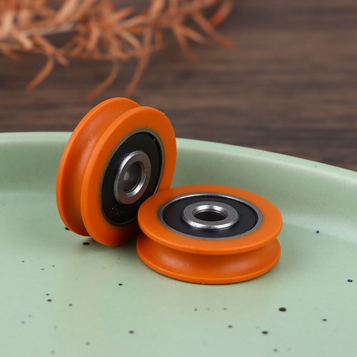 1 Pcs U Shaped Groove Wheel Bearing Pulley Rolling Wheel Concave Guide ...