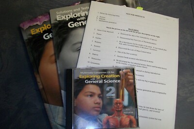4 pc. APOLOGIA EXPLORING CREATION W/GENERAL SCIENCE- 2ND ED TEXTBOOK ...