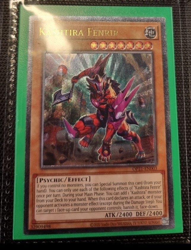 Yu-Gi-Oh Kashtira Fenrir Ultimate Rare OTS OP21-EN003 EU | eBay UK
