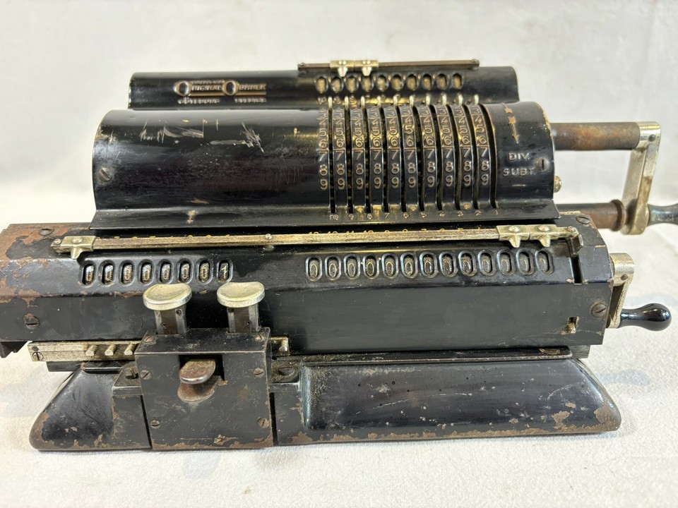 Vintage Calculator Machine Ateliers Vaucanson AVA 13 Circa 1930 Unis ...