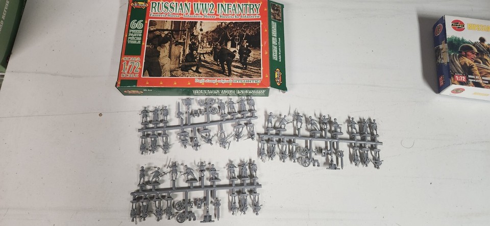 S Lot of 2 1/72 Russian Soldier Kits | eBay