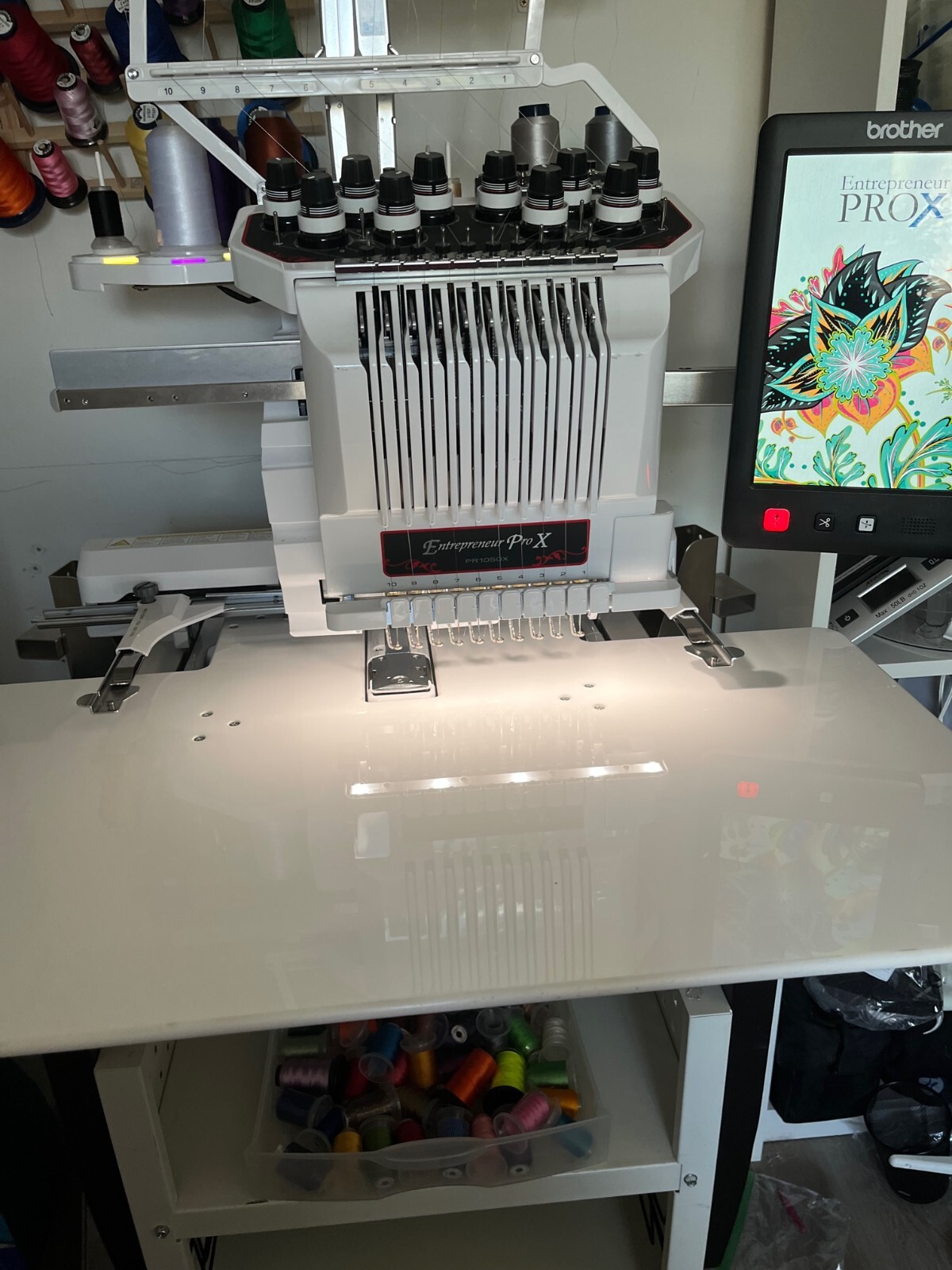 Brother Entrepreneur ProX PR1050X Embroidery Machine - 10 needle ...