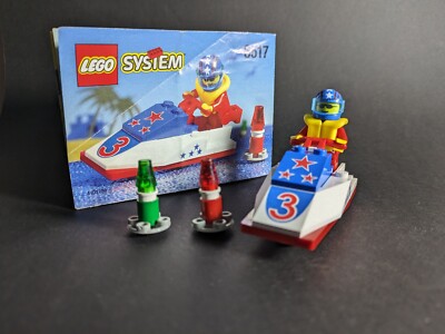 Vintage LEGO System 6517 Town Water Jet Ski Released in 1996 Complete ...