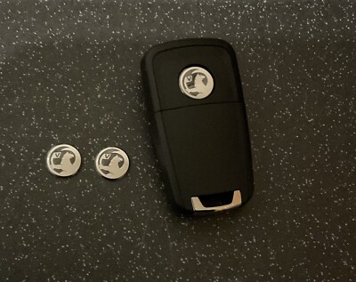 x2 NEW KEY FOB BADGE 13MM WIDE FOR VAUXHALL FLIP KEYS | eBay