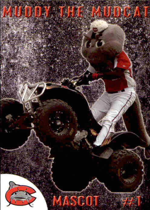 2012 Carolina Mudcats Team Issue #36 Muddy the Mudcat MASCOT - NM ...