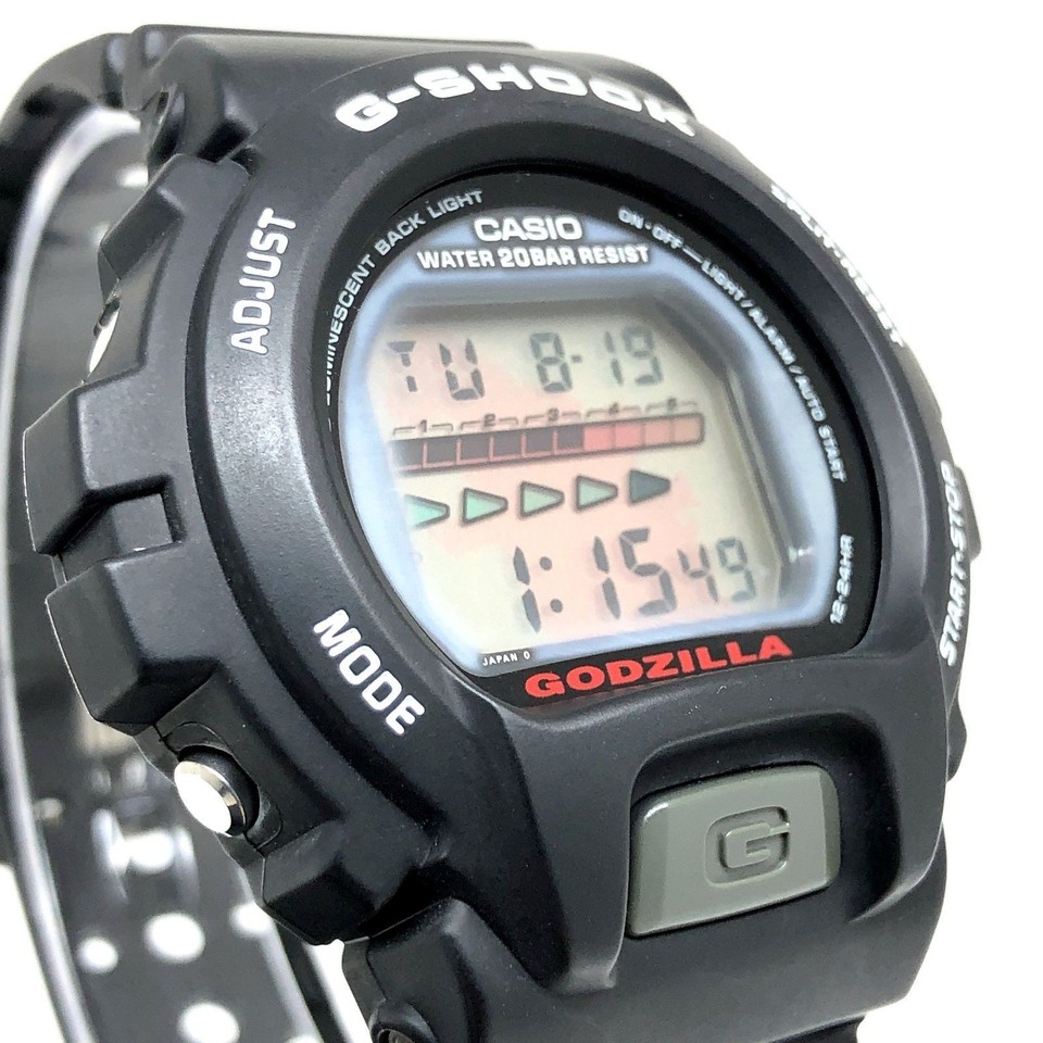 CASIO G SHOCK DW6600 GODZILLA Limited Edition TOHO Model Rare Watch ...