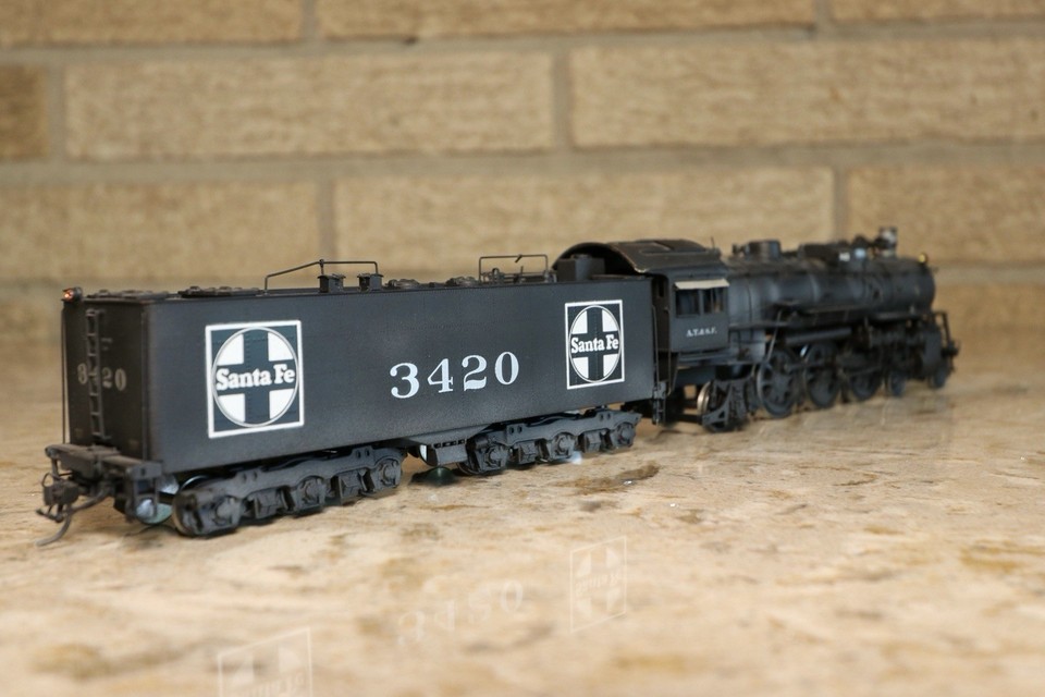 Key Imports Samhongsa Santa Fe 4-6-2 Box Poks "3400" Class HO Brass ...