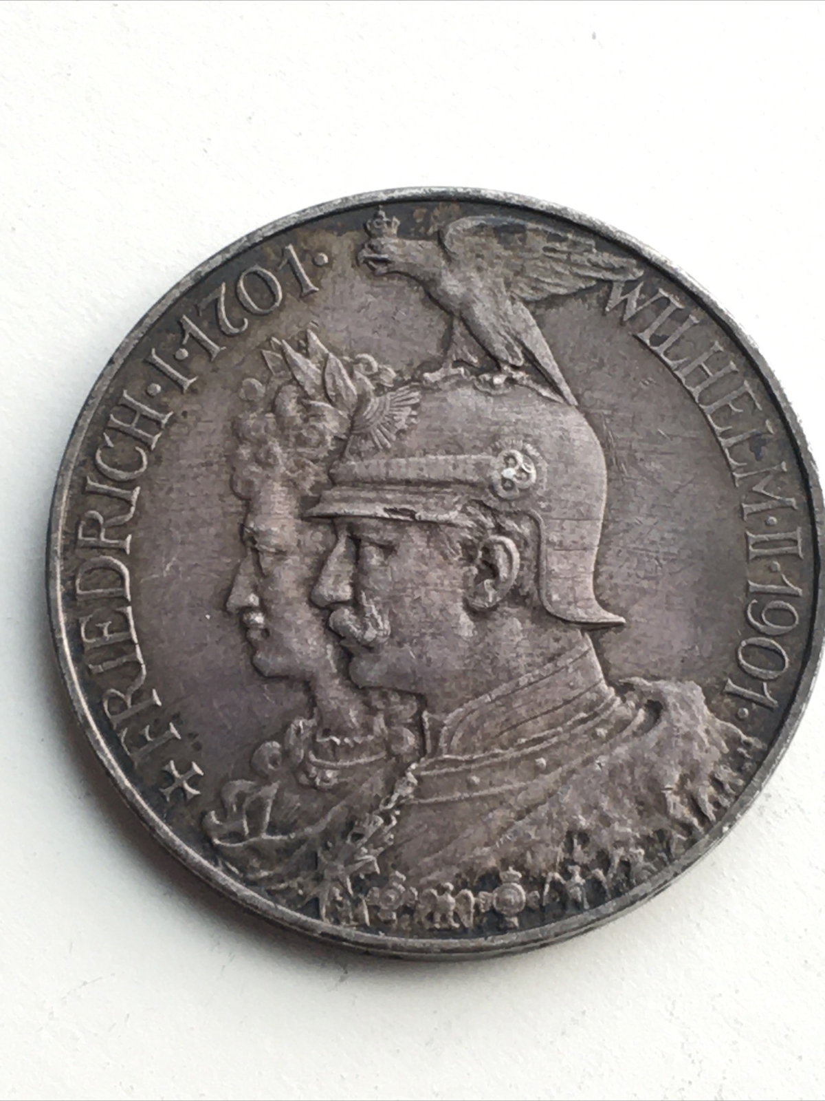 1901 Friedrich I & Wilhelm II Funf Mark (1701-1901) | eBay