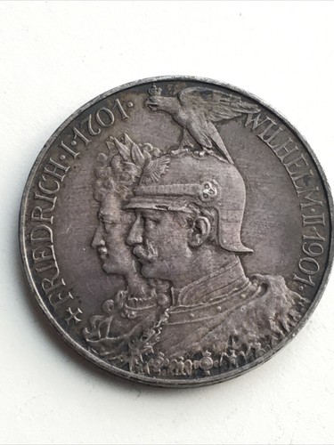 1901 Friedrich I & Wilhelm II Funf Mark (1701-1901) | eBay