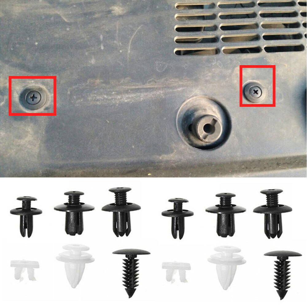 150x Car Body Trim Clips Fastener Rivet Retainer Bumper Panel Push Pin ...