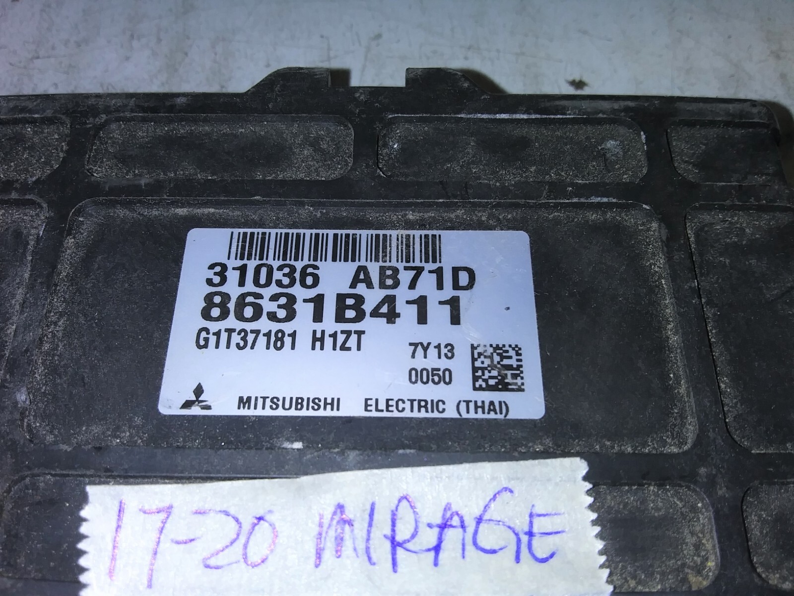 2017-2020 Mitsubishi Mirage TCM transmission computer 31036 AB71D | eBay