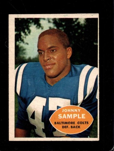 1960 TOPPS #9 JOHNNY SAMPLE EX (RC) COLTS *X56047 | eBay