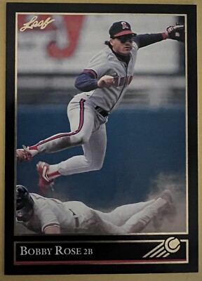 1992 Leaf Baseball Card #250 Bobby Rose No dot card | eBay
