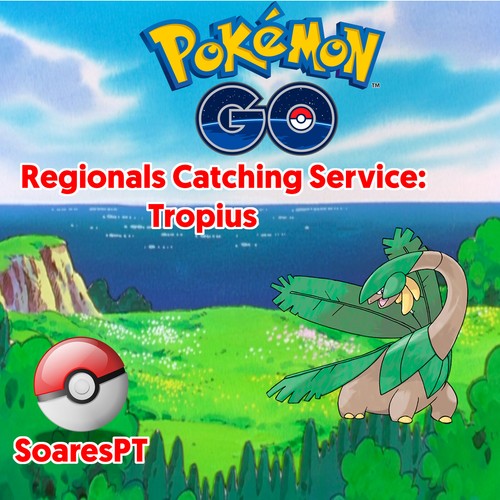 Tropius Pokemon Go Regional Catching 100% Safe Catches | eBay