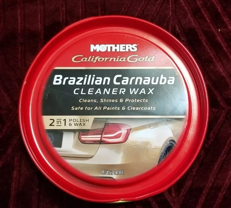 Mothers 05500 California Gold Brazilian Carnauba Cleaner Wax Paste ...