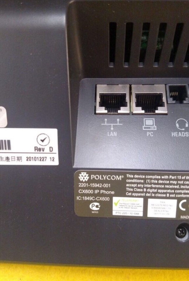 Polycom CX600 IP Phone 2201-15942-001 | eBay