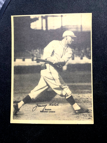 1929 ORIGINAL BASEBALL R316 KASHIN PUBLICATIONS JIMMY WELSH BOSTON ...