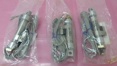 (Lot of Three) Koganei DSA20X40-CS5B2-W, Pneumatic air cylinder, Sensor ...