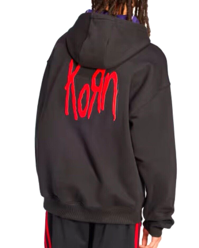 Adidas Originals Men's Korn Pullover Sweatshirt Black White Hoodie XL ...