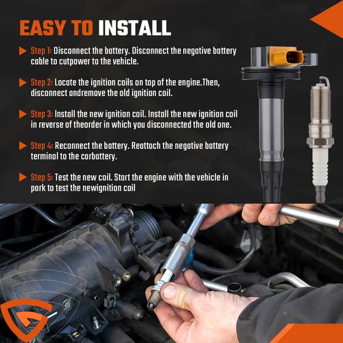6*Ignition Coil & Spark Plug Pack For Ford Police F-150 Transit ...