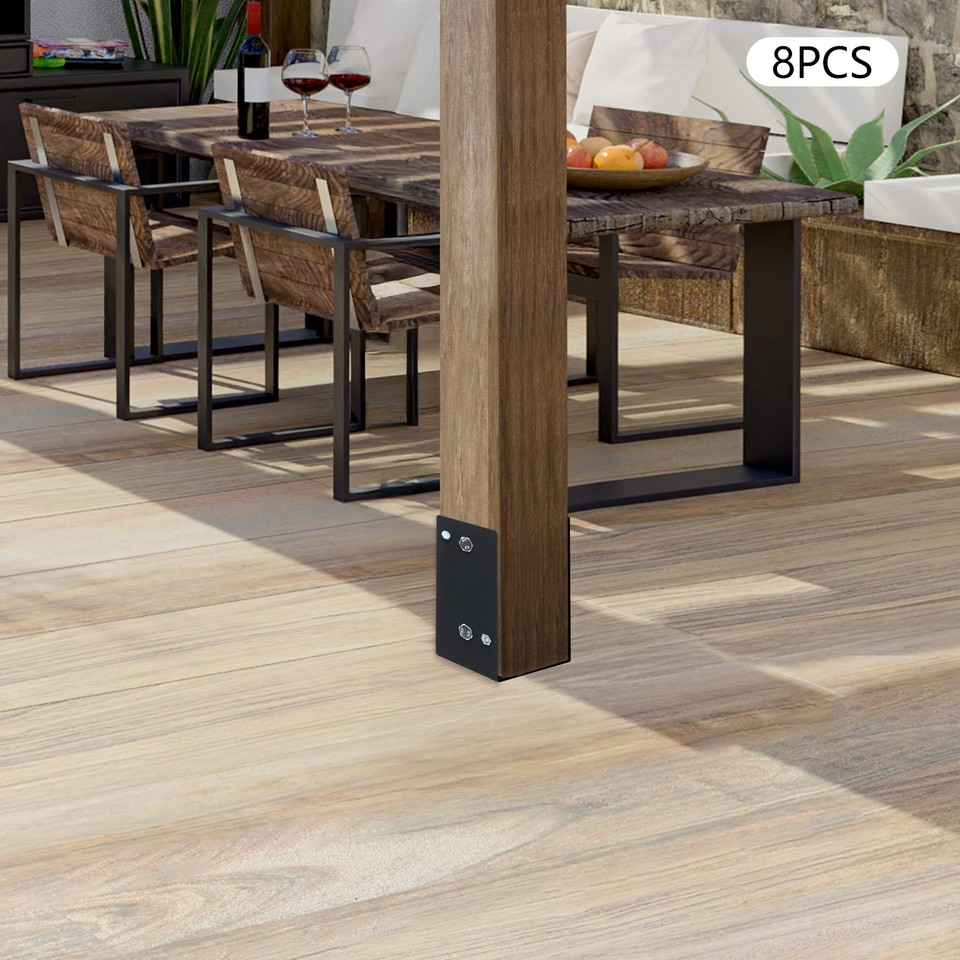 Concrete Fence Post Base, Post Base Holder, U-shape Foundation Post ...