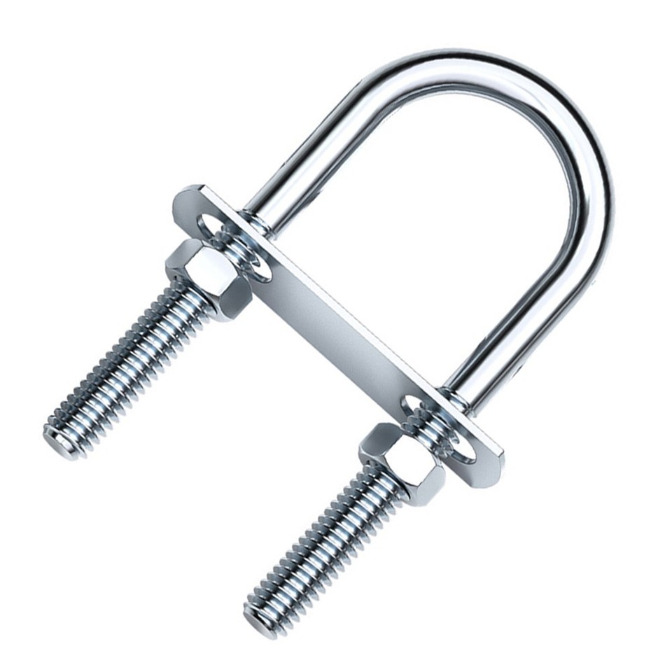 For Pipes Conical U-bolt Pipe Clamp Connector For Outdoor Installation ...
