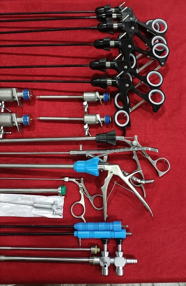 21pc Laparoscopic Surgery Set Forceps Endoscopy Laparoscopy Surgical ...